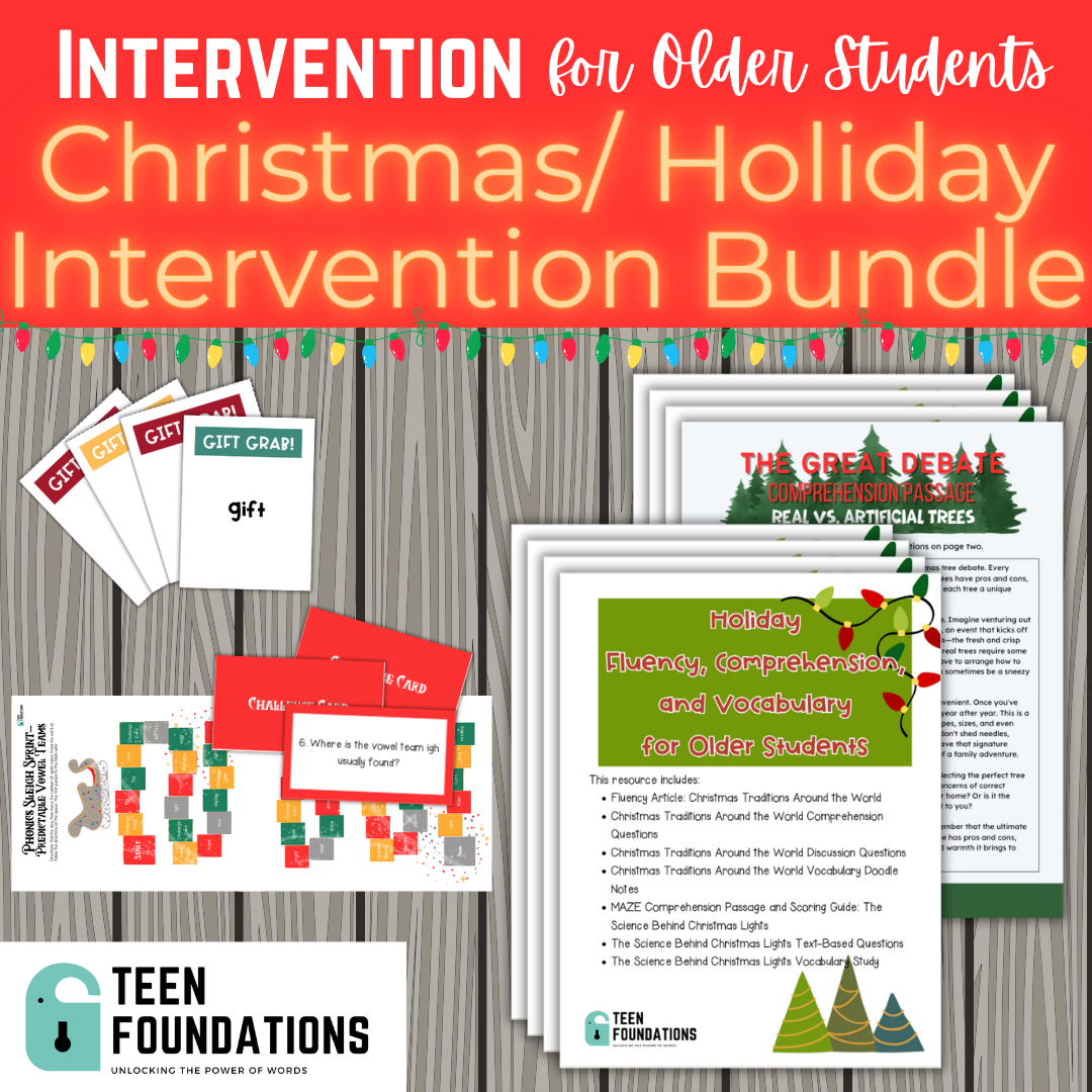 Holiday Phonics Activities, and More! – Teen Foundations: Foundational ...